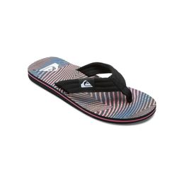 Quiksilver Sandale »Molokai Layback« Black/Orange/Grey 11 (44) 11 (44) Material: Canvasobermaterial aus Baumwolle