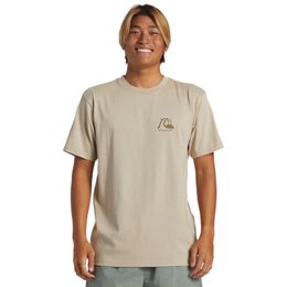 Quiksilver T-Shirt »The Original« Plaza Taupe S S Stoff: Baumwollstoff [200 g/m2]