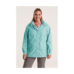 STOY Outdoorjacke &raquo;STS 11 WMN JCKT&laquo; Wasserdichte, atmungsaktive -Jacke mit abnehmbarer Kapuze hellt&uuml;rkis 44 44 Damen Funktionsjacke mit abzippbarer...