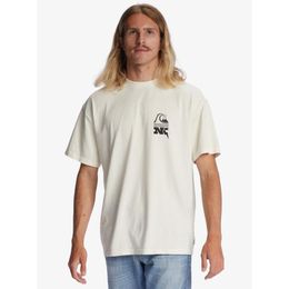 Quiksilver T-Shirt &raquo;Natas Blank&laquo; wei&szlig; L L Stoff: Baumwollstoff [210 g/m2]