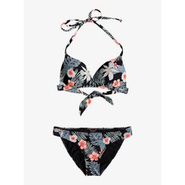 Roxy Triangel-Bikini »Beach Classics« Anthracite Tropicalababa Swim XS - Cup B Cup B XS Stoff: weicher, widerstandsfähiger...