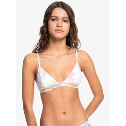 Quiksilver Bandeau-Bikini-Top »Classic All-Over Print« Tie Dye White L - Cup B Cup B L Stoff: Mischgewebe aus recyceltem Nylon und...