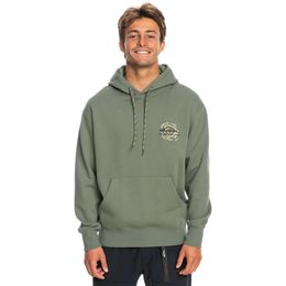 Quiksilver Kapuzensweatshirt &raquo;Moonlit Mountain&laquo; Laurel Wreath XXL XXL Umweltfreundliches Material: Geb&uuml;rsteter...