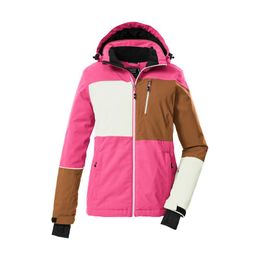 Killtec Skijacke »KSW 437 WMN SKI JCKT« Damen Skijacke: wasserdicht, atmungsaktiv, innen Fleece pink 46 46 Damen Skijacke mit Kapuze und Schneefang