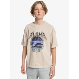 Quiksilver T-Shirt »Rock Waves« Birch 14(155-164cm) 14(155-164cm) Material: Leichter Jersey-Stoff aus Baumwolle