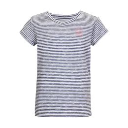 Killtec T-Shirt »KOS 304 GRLS TSHRT« Sommerliches Mädchen-T-Shirt, weicher Stoff navy 128 128 Mädchen T-Shirt mit V-Halsausschnitt