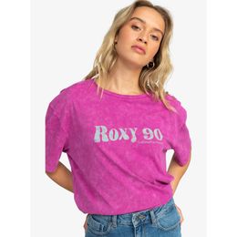 Roxy T-Shirt »The Rock« Vivid Viola XXS XXS Umweltbewusstes Material: Stoff aus...