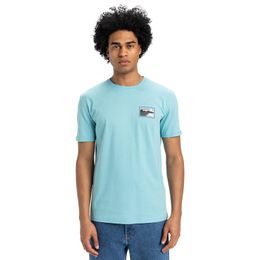 Quiksilver T-Shirt »Land And Sea« Marine Blue S S Stoff: Baumwollstoff [160 g/m2]