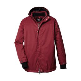 STOY Outdoorjacke »STW 18 MN JCKT« Wasserdichte, atmungsaktive -Jacke mit abnehmbarer Kapuze rot 5XL 5XL Herren Funktionsjacke mit abzippbarer,...