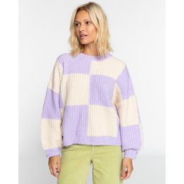 Billabong Sweatshirt »So Check« Lilac Breeze S S Material: Flauschiges Mohair-Mischgewebe...