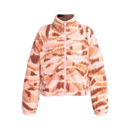 Roxy Fleecejacke »Blurry Cloud« Candlelight Peach Dune M M Material: Sherpa-Stoff aus 100 % recyceltem...