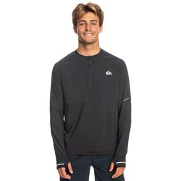 Quiksilver Langarmshirt »Keep The Pace« schwarz L L Umweltfreundliches Material: Mittelschwerer...