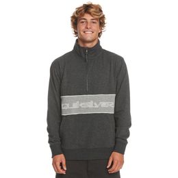Quiksilver Sweatshirt »Bold Omni« Black Heather L L Umweltfreundliches Material: Mischgewebe...