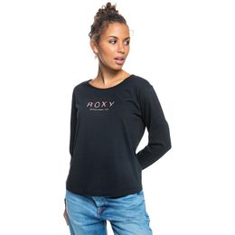 Roxy Langarmshirt &raquo;Loving Clouds&laquo; Anthracite XXS XXS Stoff: Leichter Baumwollstoff
