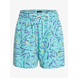 Quiksilver Sweatshorts »Craft Heritage« Aqua Sky Strange Daze S S Stoff: Terry Stoff aus Baumwolle