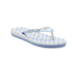 Roxy Sandale »Pebbles« French Blue/White 11(28) 11(28) Obermaterial: weiches TPU-bedrucktes Band...