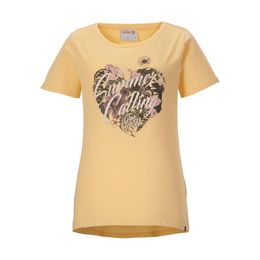 G.I.G.A. by Killtec G.I.G.A. DX BY KILLTEC T-Shirt &raquo;GS 97 WMN TSHRT&laquo; Langgeschnittenes Damen T-Shirt, 100% Baumwolle, sommerlicher Print curry 46 46 Damen T-Shirt aus...