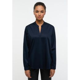 Eterna Damen Longbluse &raquo;LOOSE FIT&laquo; EASY IRON (b&uuml;gelleicht) blau 34