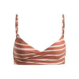Roxy Bandeau-Bikini-Top »Printed Beach Classics« Cedar Wood Happy Stripe XL - Cup B Cup B XL Kollektion: „PT Beach Classics"-Kollektion