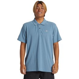 Quiksilver Poloshirt »DNA Polo« Blue Shadow S S Stoff: Baumwollstoff