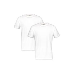 Lerros T-Shirt &raquo;Doppelpack T-Shirt Rundhals in Premium Baumwollqualit&auml;t&laquo; WHITE XXL XXL Basic T-Shirt im Doppelpack