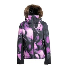 Roxy Snowboardjacke »Jet Ski Premium« Black Pansy Pansy M M Umweltfreundliches Material: Leinwandgewebe...