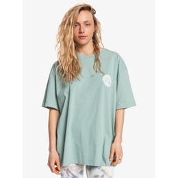 Quiksilver T-Shirt &raquo;Boyfriend Classic&laquo; Green Milieu M M &Auml;rmel: kurz&auml;rmlig