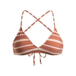 Roxy Bandeau-Bikini-Top »Printed Beach Classics« Cedar Wood Happy Stripe M - Cup B Cup B M Kollektion: „PT Beach Classics"-Kollektion