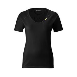 Gonso Damen Funktionsshirt &raquo;Base Shirt W&laquo; Damen Fahrrad-Unterhemd, elastisch und atmungsaktiv, Rundhals Radshirt schwarz 42