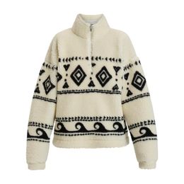 Roxy Pullunder &raquo;Treasure Soul&laquo; Egret M M Material: Sherpa-Stoff aus 100 % recyceltem...
