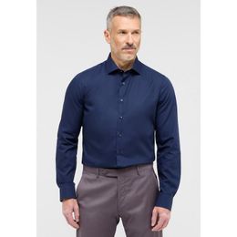 Eterna Langarmhemd &raquo;SLIM FIT&laquo; NON IRON (b&uuml;gelfrei) navy 44 - Normalgr&ouml;&szlig;en Normalgr&ouml;&szlig;en 44 Classic Kent-Kragen