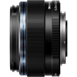 Lancom Systems OM SYSTEM Weitwinkelobjektiv »M.Zuiko Digital ED 17mm F1, 8 II« schwarz Mit nur 112 g Gewicht ist es das perfekte Objektiv für den täglichen Gebrauch
