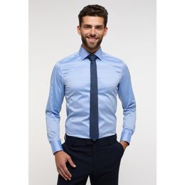 Eterna Langarmhemd &raquo;SLIM FIT&laquo; NON IRON (b&uuml;gelfrei) mittelblau 42 - Normalgr&ouml;&szlig;en Normalgr&ouml;&szlig;en 42 Passform laut Hersteller: Slim Fit