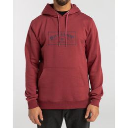 Billabong Kapuzensweatshirt &raquo;Arch Print&laquo; Oxblood XS XS Material: Doppelt gef&auml;rbter Fleece aus einem...