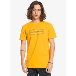 Quiksilver T-Shirt »Omni Lockup« Golden Rod S S Stoff: Leichter Baumwolljersey