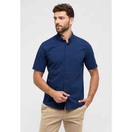 Eterna Herren Kurzarmhemd &raquo;MODERN FIT&laquo; EASY IRON (b&uuml;gelleicht) blau L, US-Gr&ouml;&szlig;en