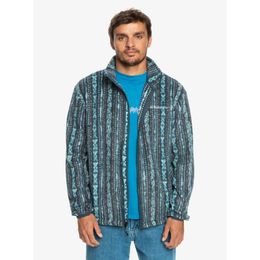 Quiksilver Fleecejacke »Clean Coasts« Midnight Navy Tracks M M Material: Ocean-REPREVE -Stoff aus...