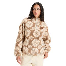 Roxy Sweatshirt »Jive Talking« Portobella Tropical Tile Polar XXL XXL Material: Sherpa-Material aus 100 %...