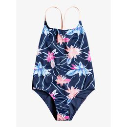 Roxy Badeanzug »Sporty« Mood Indigo Rg Floral Flow 6(115-120cm) 6(115-120cm) Stoff: weicher, widerstandsfähiger und...