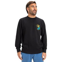 Quiksilver Sweatshirt &raquo;Graphic&laquo; schwarz L L Stoff: French Terry aus Baumwollpolyester...