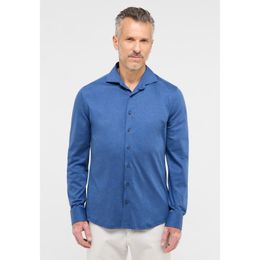 Eterna Langarmhemd &raquo;SLIM FIT&laquo; NON IRON (b&uuml;gelfrei) blau 44 - Normalgr&ouml;&szlig;en Normalgr&ouml;&szlig;en 44 Passform laut Hersteller: Slim Fit
