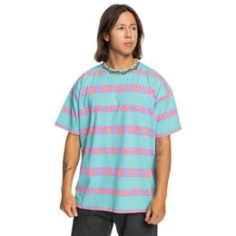 Quiksilver T-Shirt »Take Us Back« Marine Blue Heritage Stripe 64 XL XL Material: Stoff aus Baumwolle [205 g/m2]