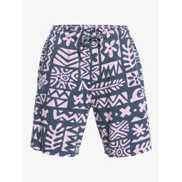 Quiksilver Trainingsshorts »Sunny City« Vintage Indigo Tropical Trip XS XS Stoff: Leichter Baumwollstoff [200 g/m2]