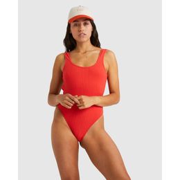 Billabong Badeanzug »Terry Rib Squareer« Fire Red S S Umweltfreundliches Material:...