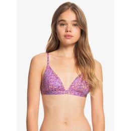 Quiksilver Triangel-Bikini-Top »Classic« Pastel Lilac Tribal Paint XL - Cup B Cup B XL Stoff: Jersey-Mischgewebe aus Polyamid und...
