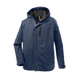 STOY Outdoorjacke &raquo;STS 12 MN JCKT&laquo; Stylische, wasserdichte Jacke mit abnehmbarer Kapuze und Kunstfell navy 3XL 3XL Herren. Funktionsjacke mit...