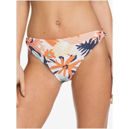 Roxy Bikini-Hose &raquo;Swim The Sea&laquo; Peach Blush Bright Skies S L - US-Gr&ouml;&szlig;en US-Gr&ouml;&szlig;en L Stoff: strukturierter Stoff