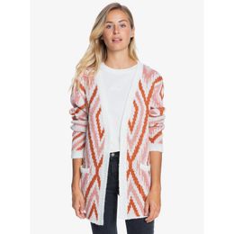 Roxy Cardigan »All Over Again 2« weiß M M Stoff: Mittelschweres Mischgewebe aus...