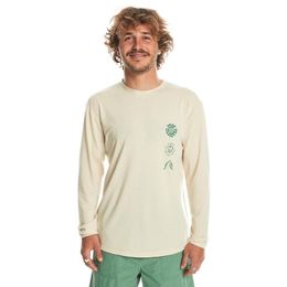Quiksilver Langarmshirt »Coastal Run« Oyster White XL XL Verwendung: Training / Laufen