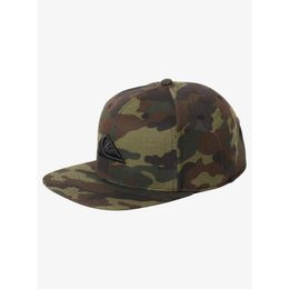 Quiksilver Snapback Cap &raquo;Chompers&laquo; Camo Einheitsgr&ouml;&szlig;e Einheitsgr&ouml;&szlig;e Strukturiertes 6-Panel-Design